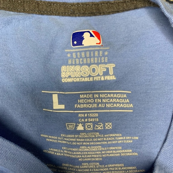 Majestic | Shirts | Texas Rangers Retro T Logo Powder Blue | Poshmark